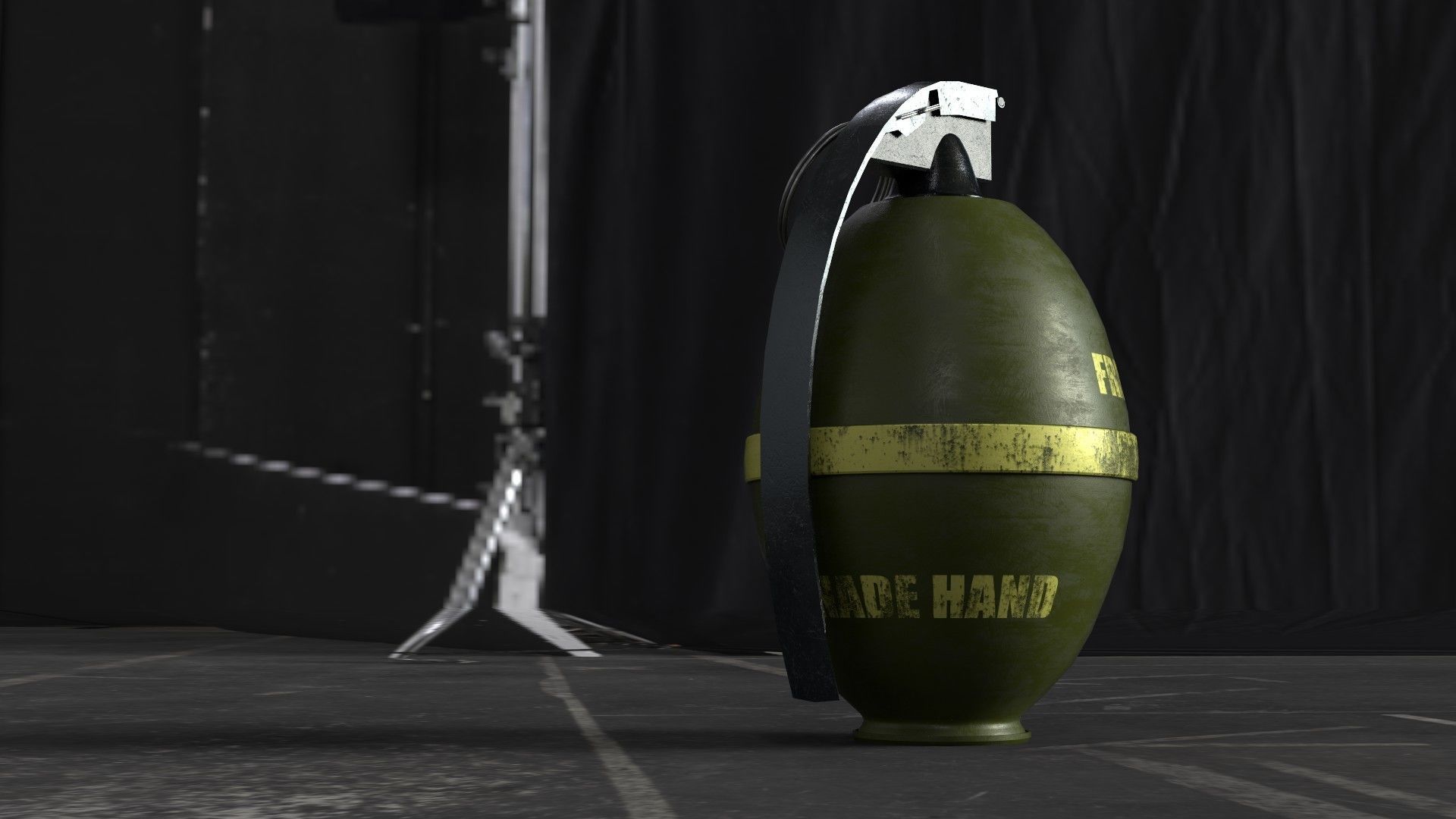 3D model Frag hand grenades PACK VR / AR / low-poly | CGTrader