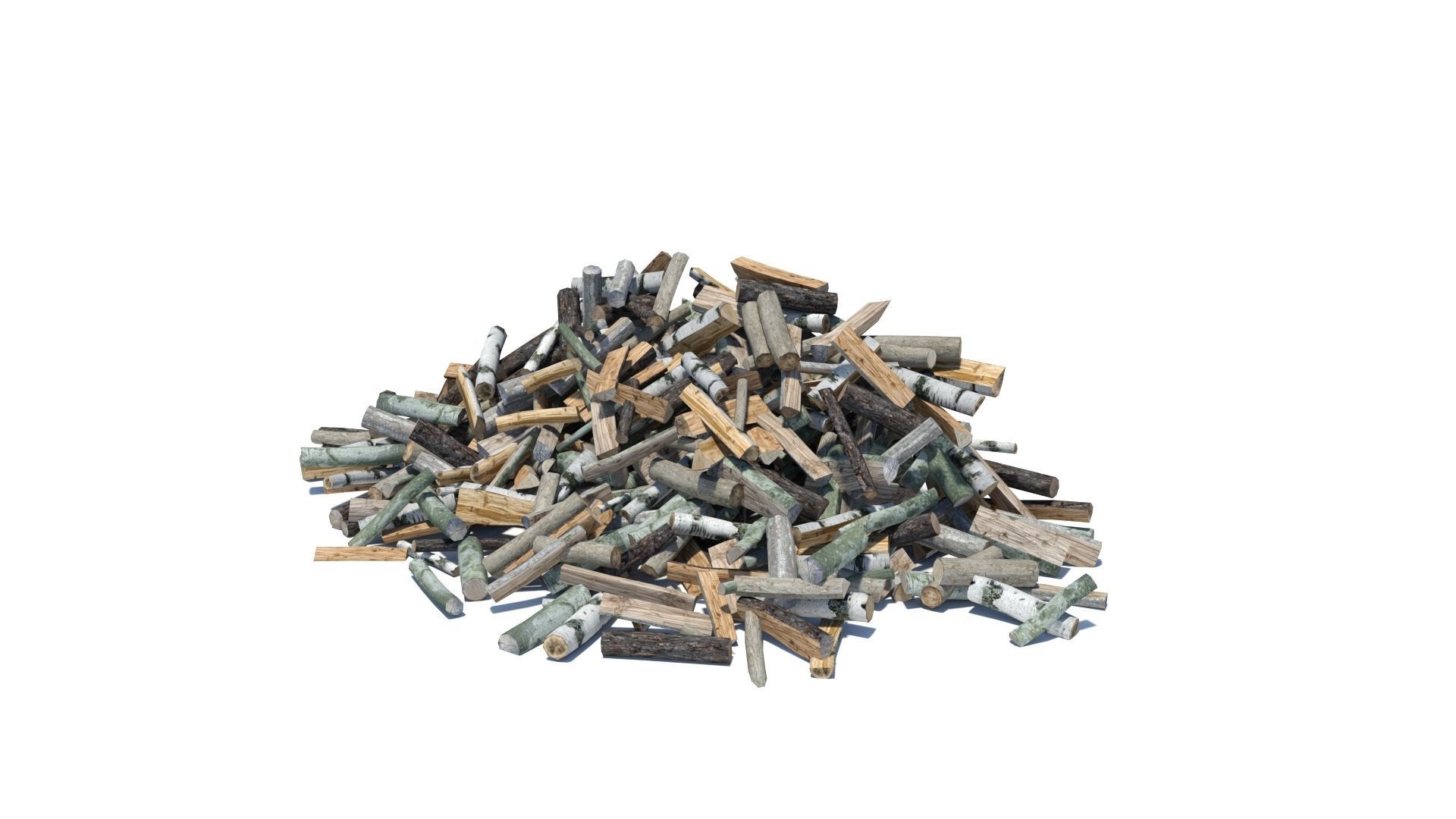 3D model Cut and chopped firewood pack VR / AR / low-poly | CGTrader