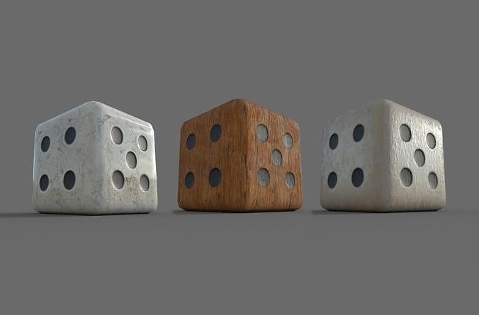 3D model Playing Dice VR / AR / low-poly | CGTrader