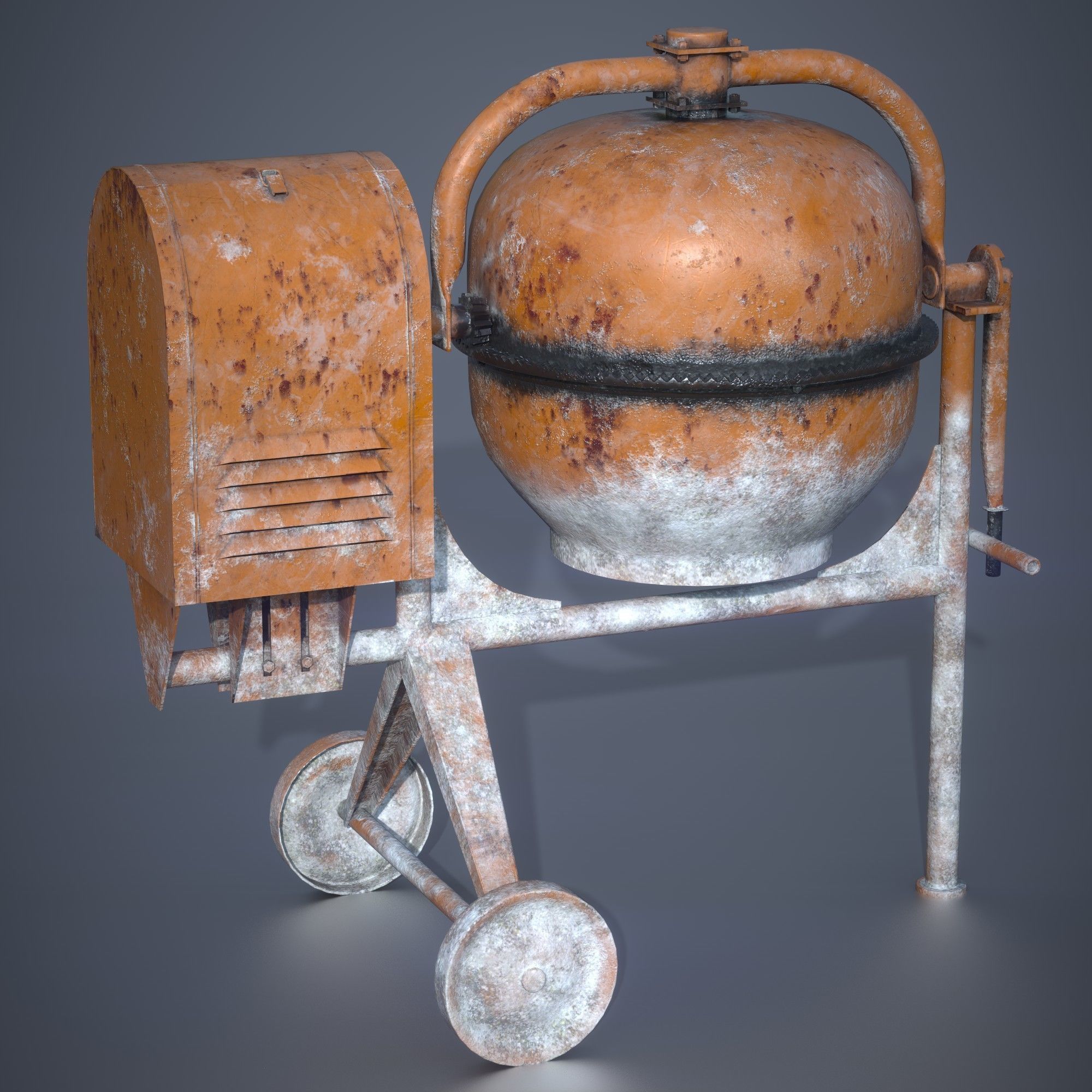 3D model Concrete mixer VR / AR / low-poly | CGTrader