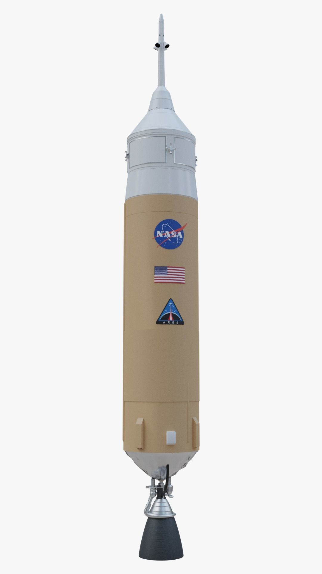 3D model Ares 1 NASA Rocket VR / AR / low-poly | CGTrader
