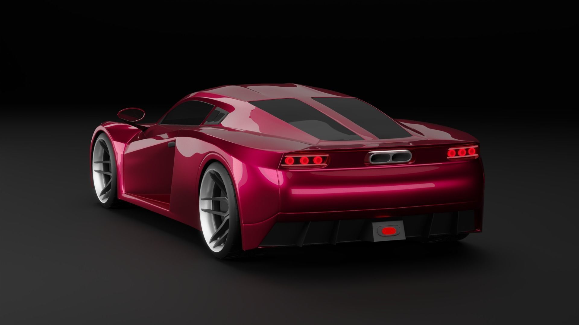 3D model A sports car VR / AR / low-poly | CGTrader