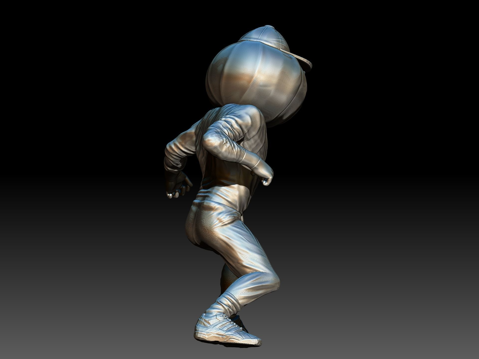 brutus buckeye mascot 3D model 3D printable | CGTrader