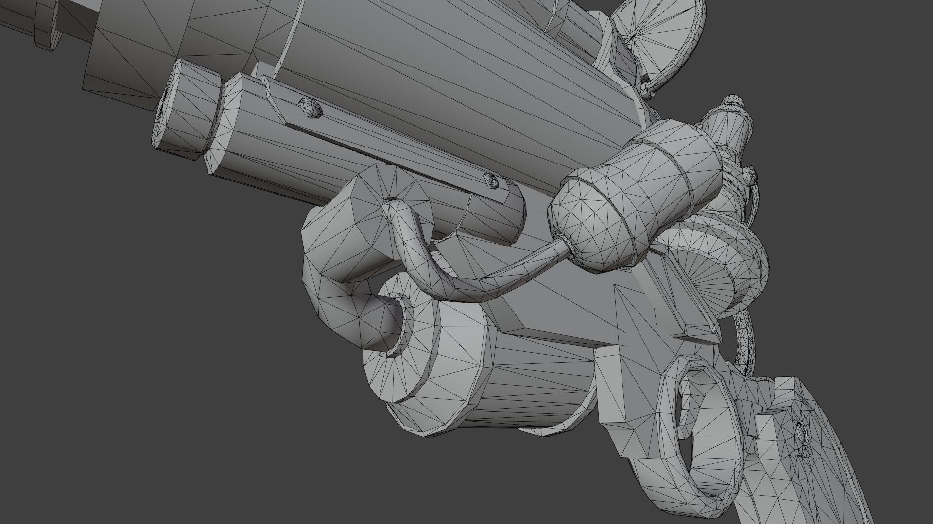 3D model Steampunk gun whith microscope VR / AR / low-poly | CGTrader