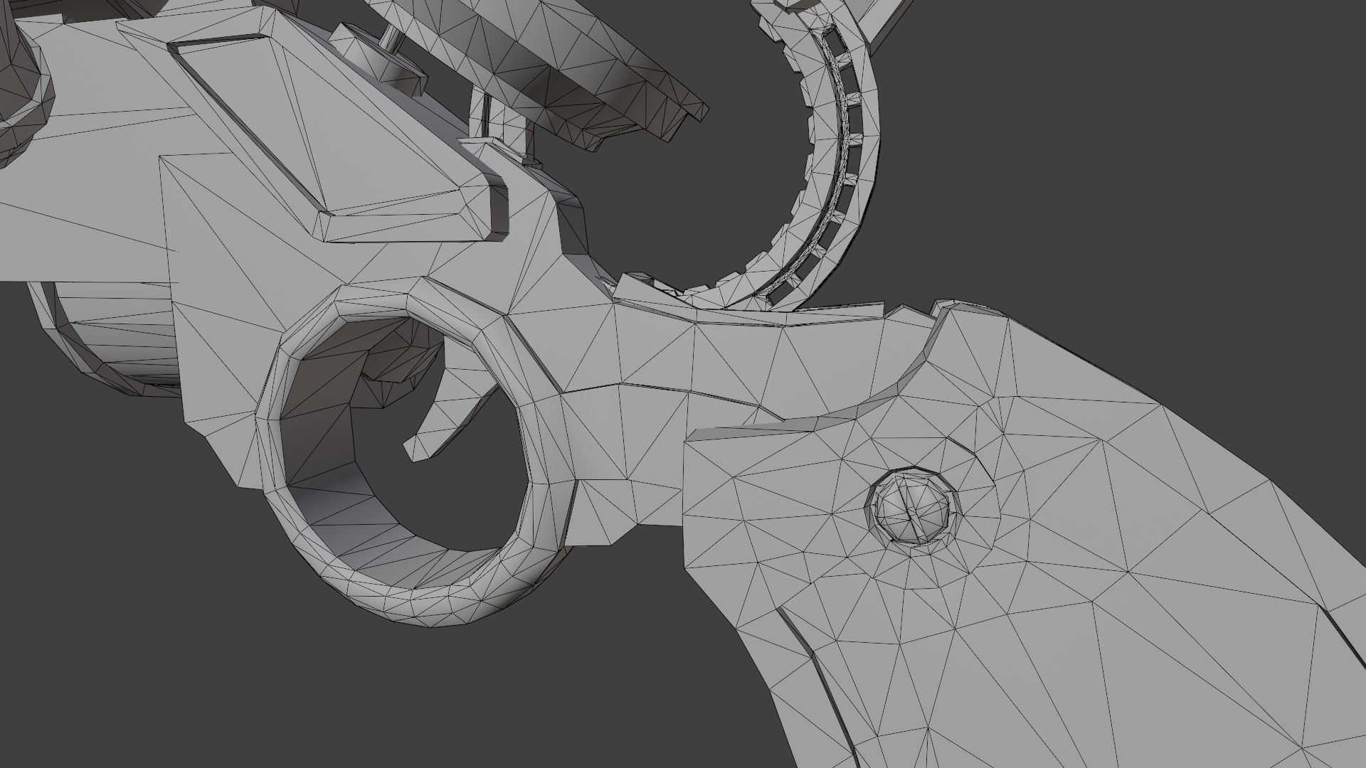 3D model Steampunk gun whith microscope VR / AR / low-poly | CGTrader