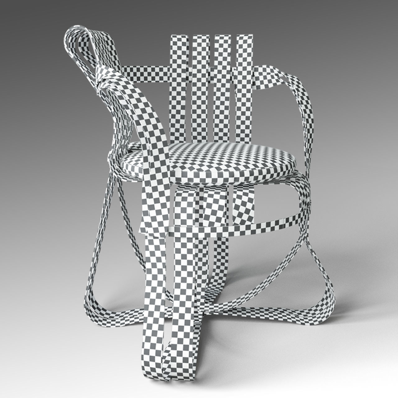 Cross Check Chair 3D model | CGTrader