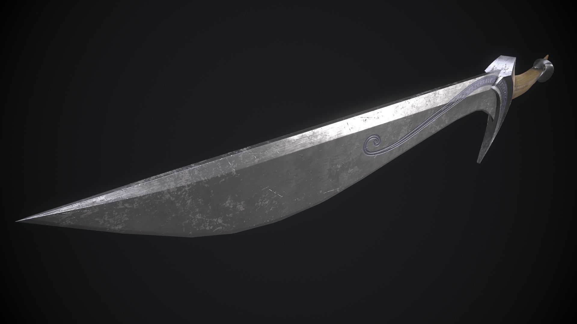 3D model Orcrist sword from The Lord of The Rings Movie VR / AR / low ...