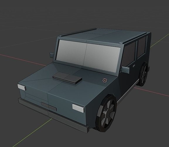 Low poly terrain vehicle jeep free VR / AR / low-poly 3D model | CGTrader