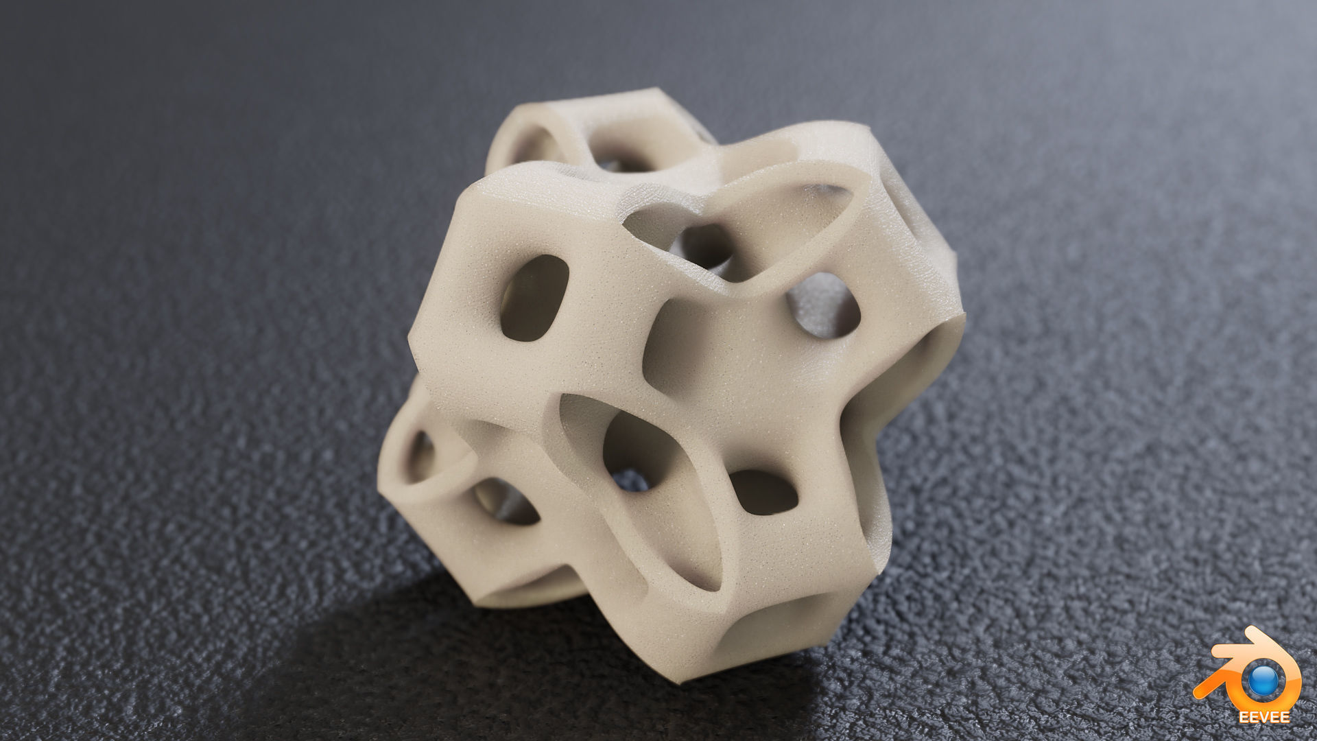 Cubic Gyroid Sculpture 3D model 3D printable | CGTrader