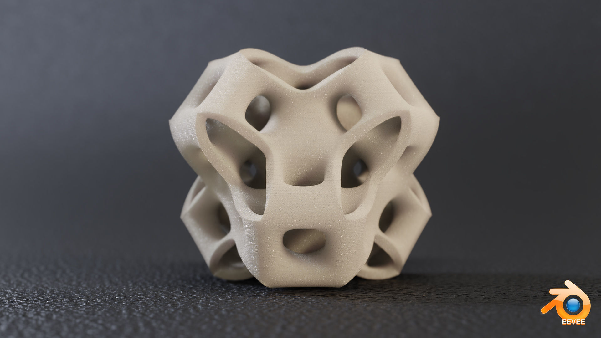 Cubic Gyroid Sculpture 3D model 3D printable | CGTrader