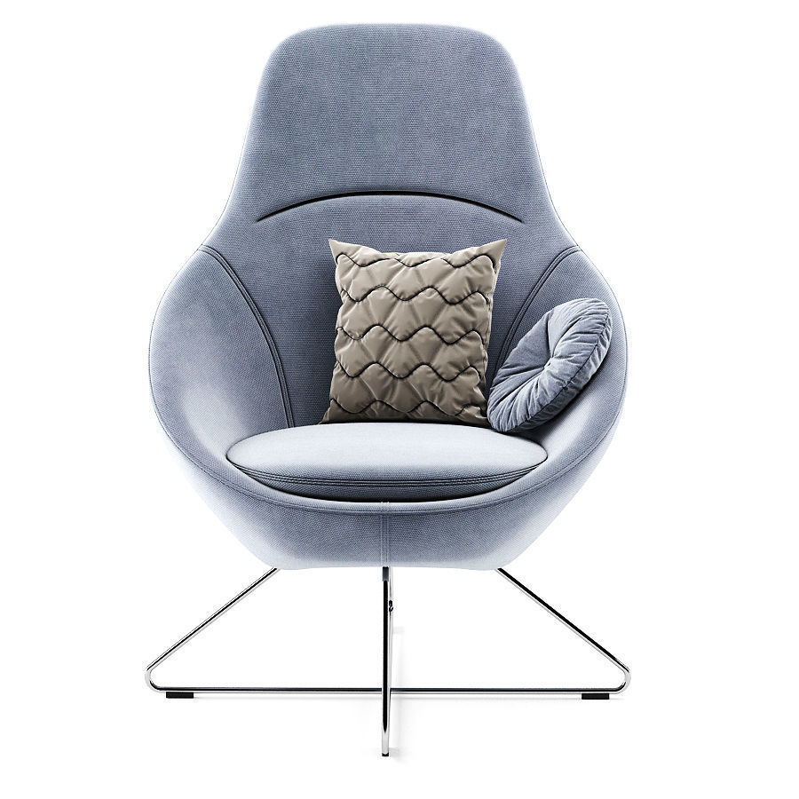 Allermuir Conic Lounge Chair 3D model | CGTrader