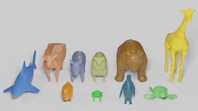 Geometric Animals 3d