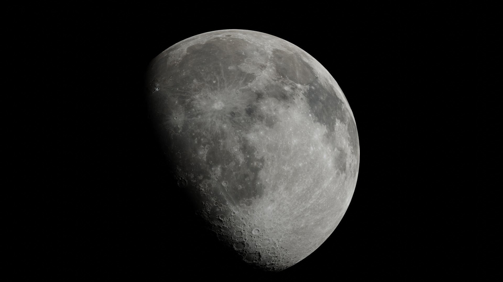 8K Realistic Moon free 3D model | CGTrader