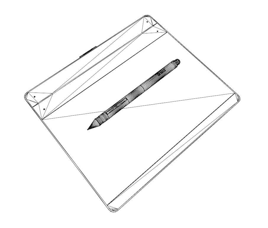 3D model Intou CTL 480 Drawing tablet VR / AR / low-poly | CGTrader