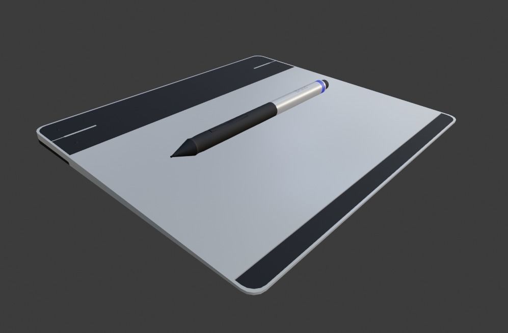 3D model Intou CTL 480 Drawing tablet VR / AR / low-poly | CGTrader