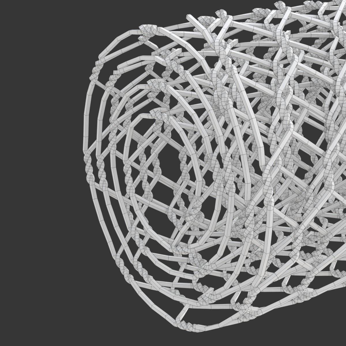Adaptable Chicken Wire Mesh 3D model | CGTrader
