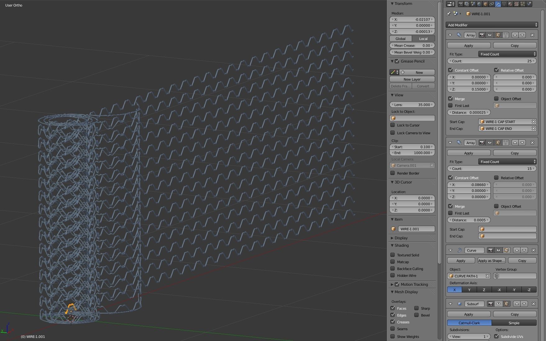 Adaptable Chicken Wire Mesh 3D model | CGTrader
