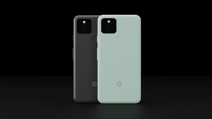 3D model Google Pixel 5 in All Official Colors VR / AR / low-poly ...