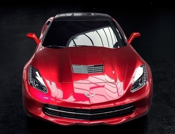 Realistic Chevy Corvette Game-Ready 3D model | CGTrader