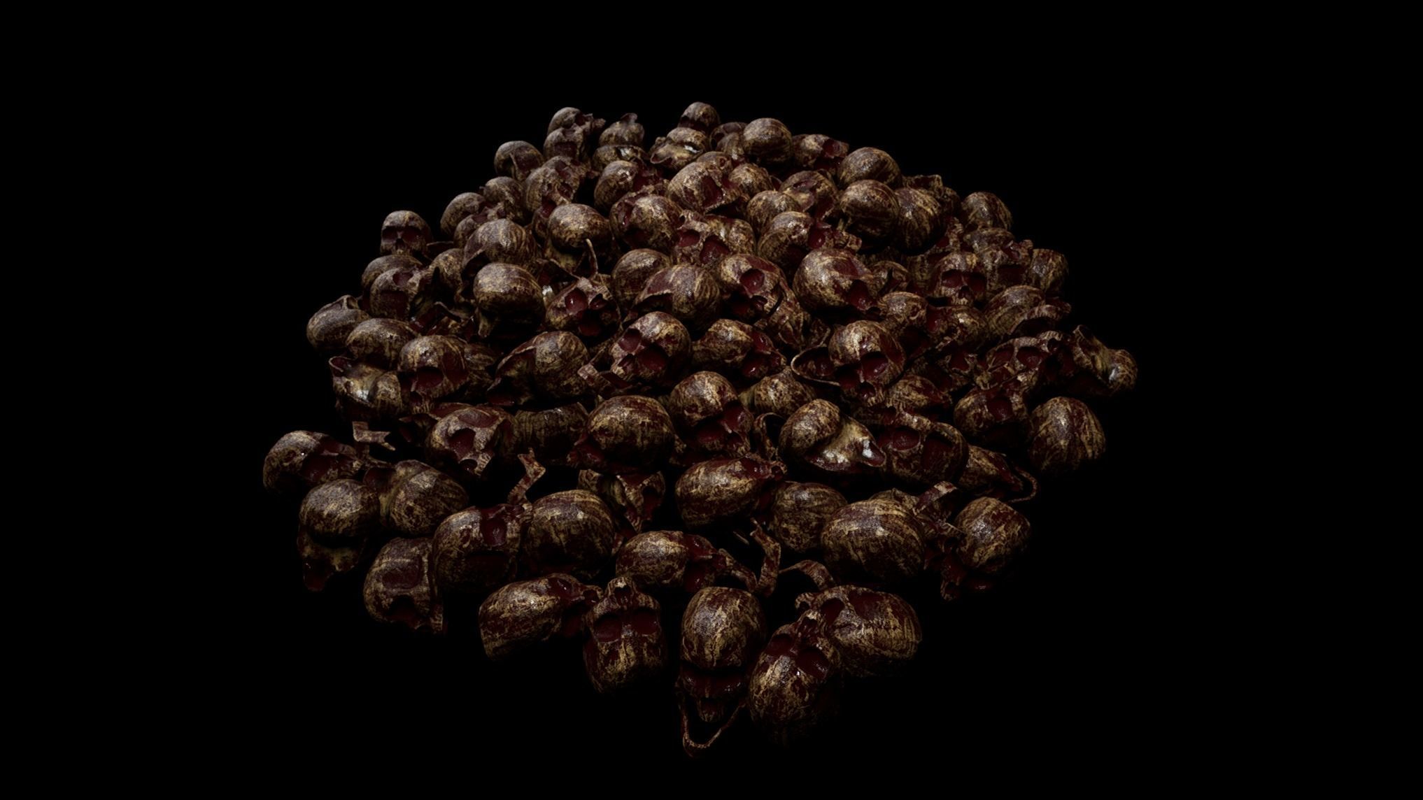 3D model Skull Pile VR / AR / low-poly | CGTrader