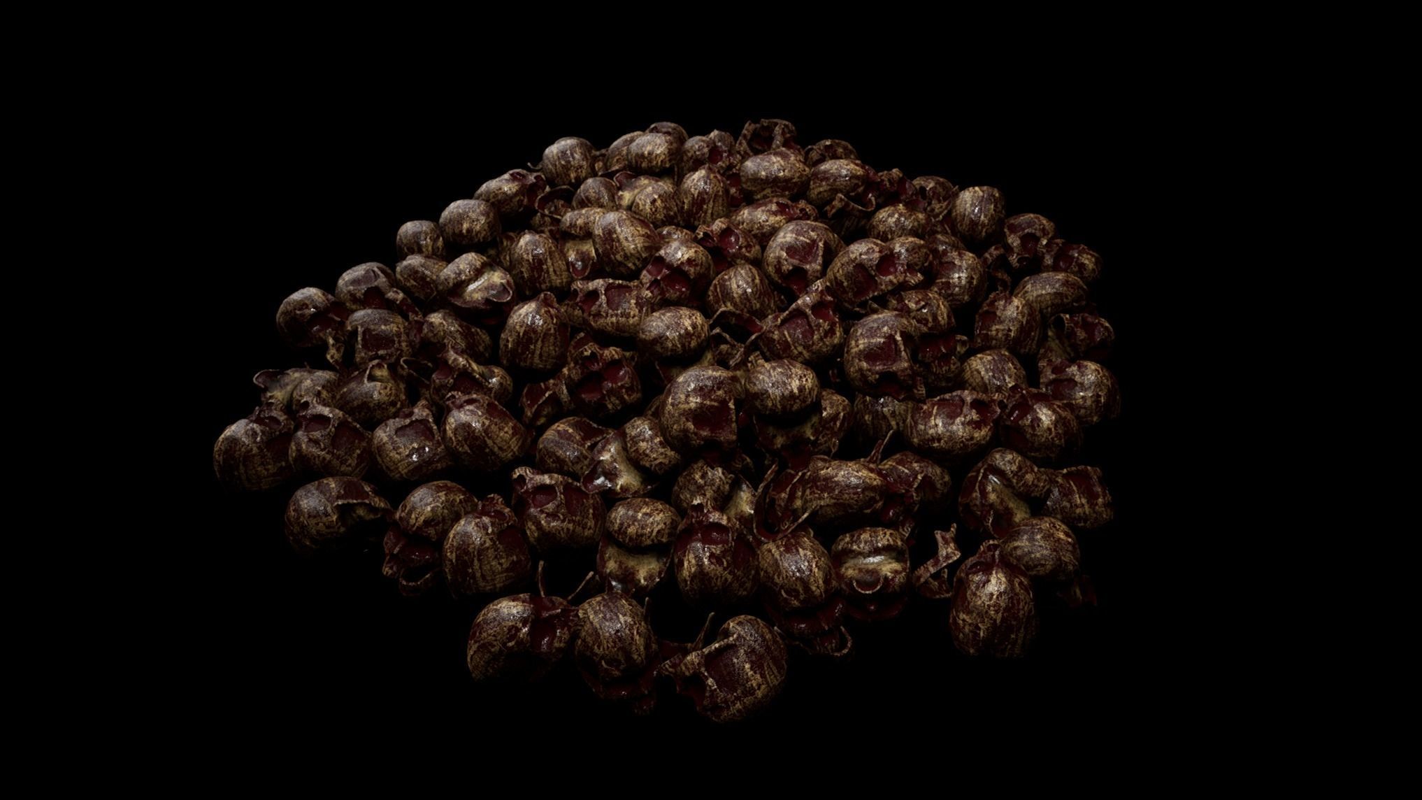 3D model Skull Pile VR / AR / low-poly | CGTrader