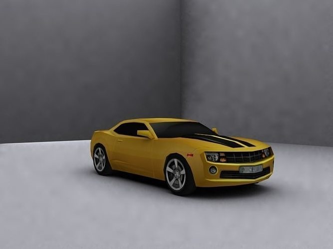 3D model Low Poly Game Ready chevy camaro VR / AR / low-poly | CGTrader