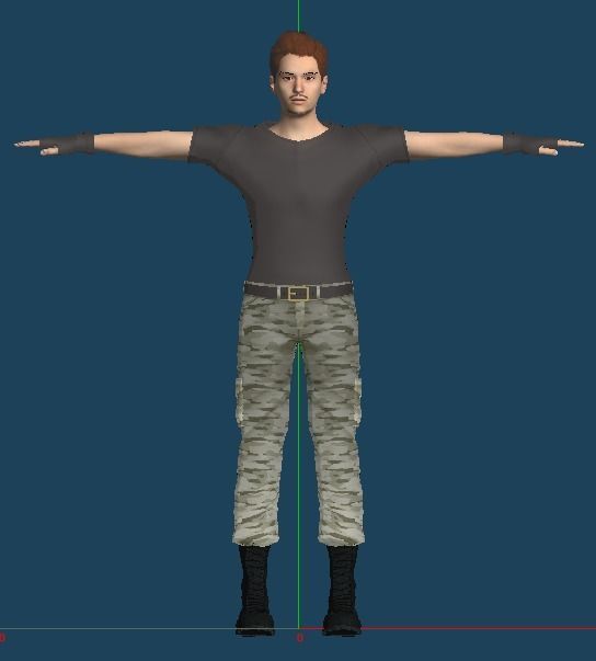 Unity Humanoid Model Male 011 free 3D model animated rigged | CGTrader