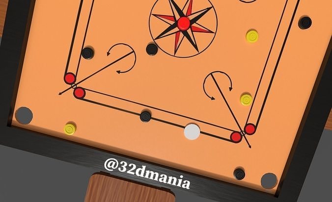Caram Board free VR / AR / low-poly 3D model | CGTrader