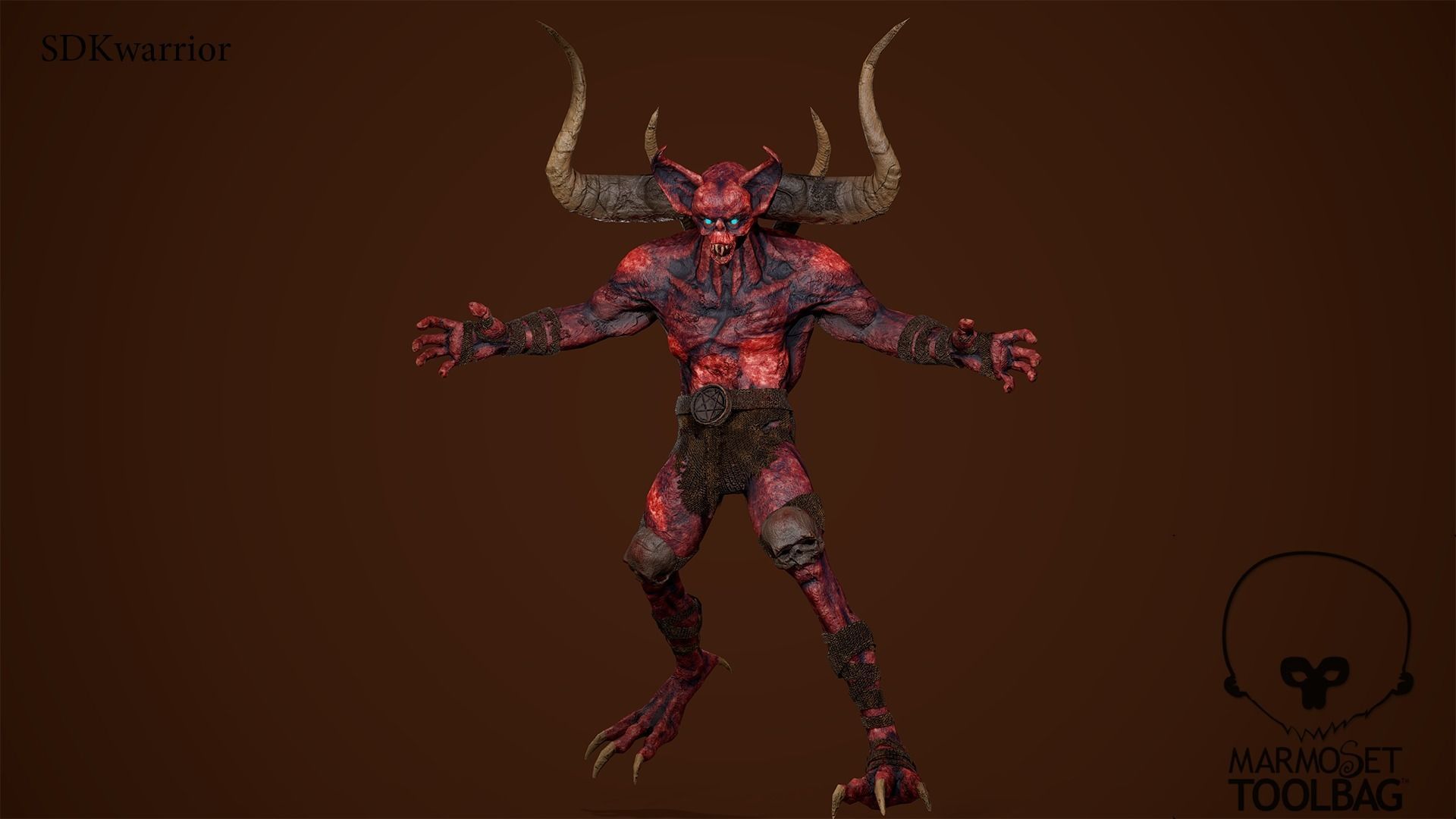 3D model Monster Mutant 3 VR / AR / low-poly rigged animated | CGTrader