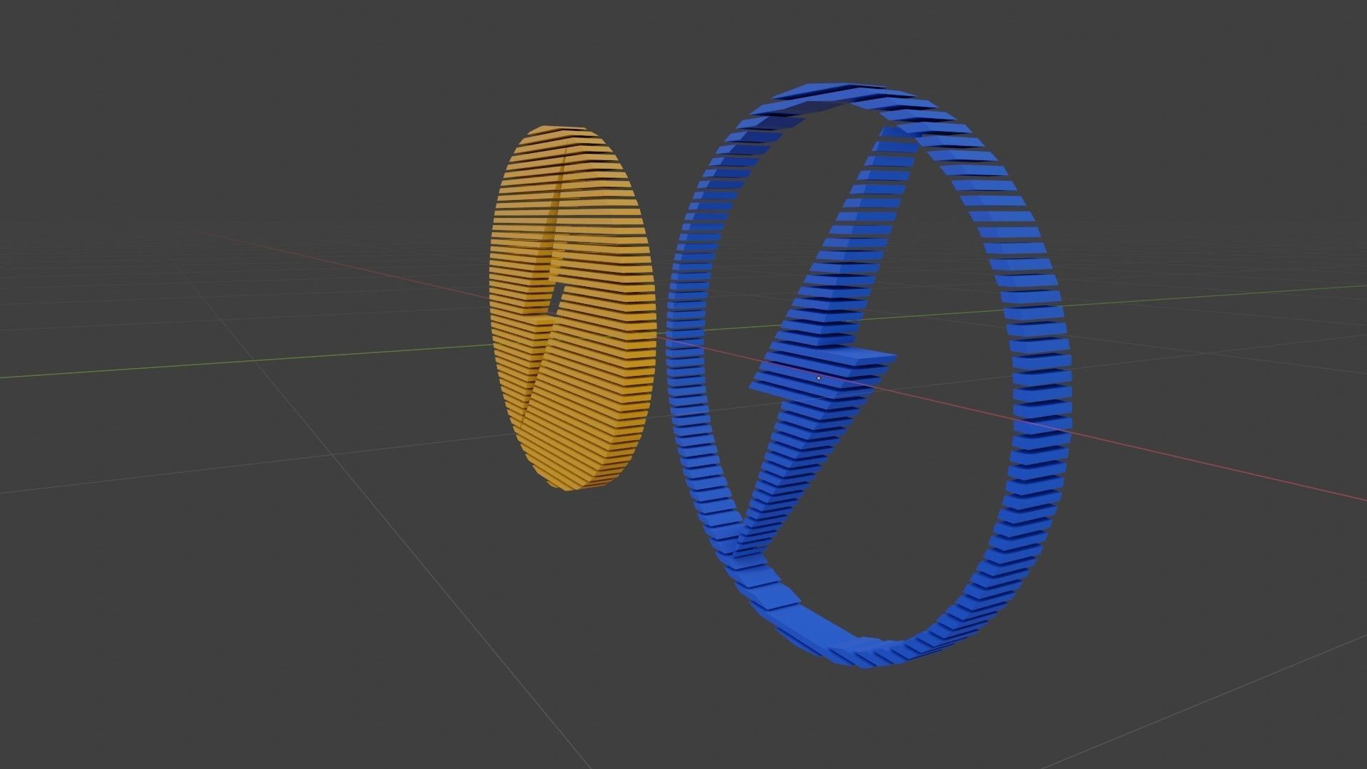 3D model Low poly lightning symbol VR / AR / low-poly | CGTrader