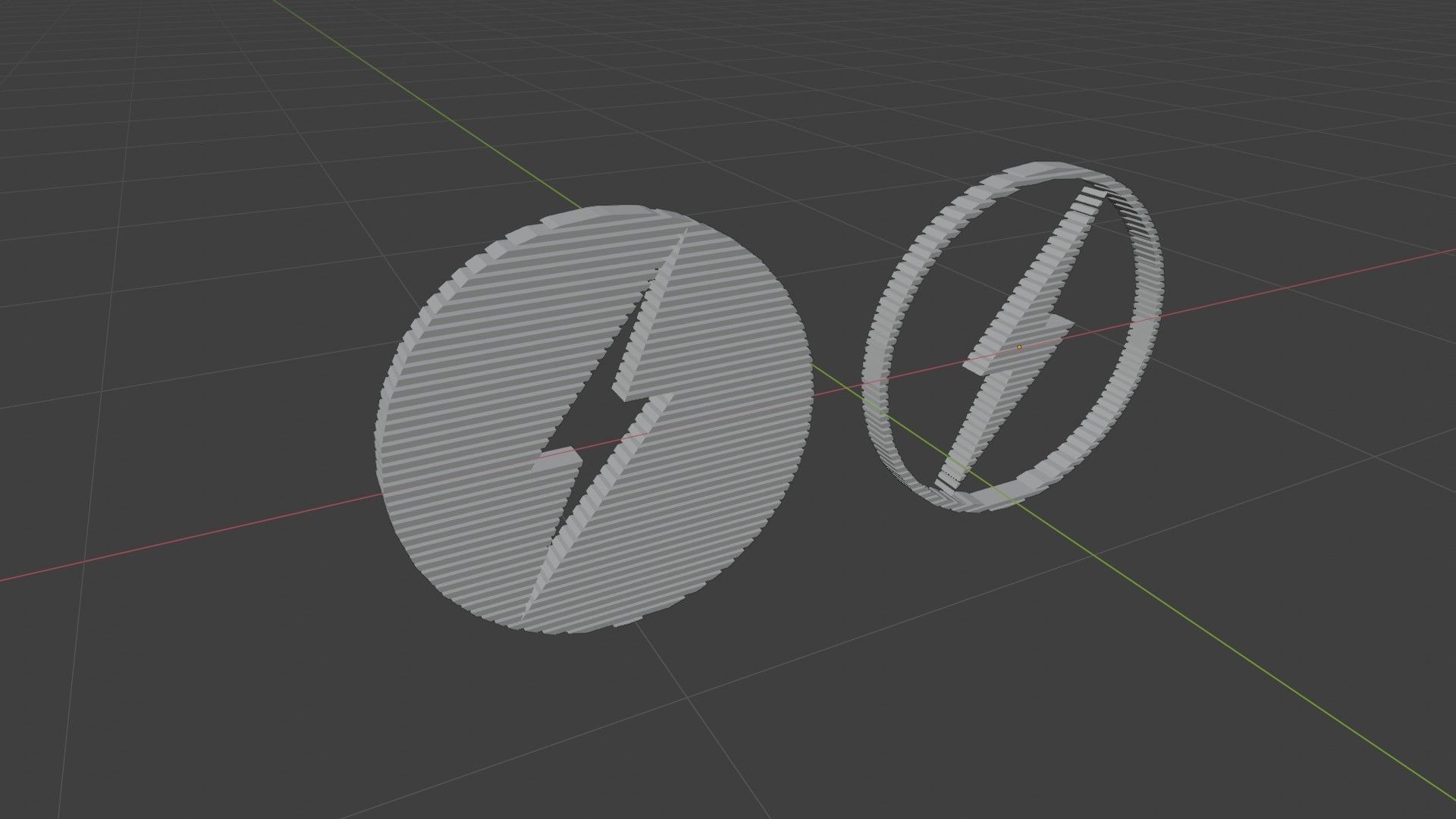 3D model Low poly lightning symbol VR / AR / low-poly | CGTrader