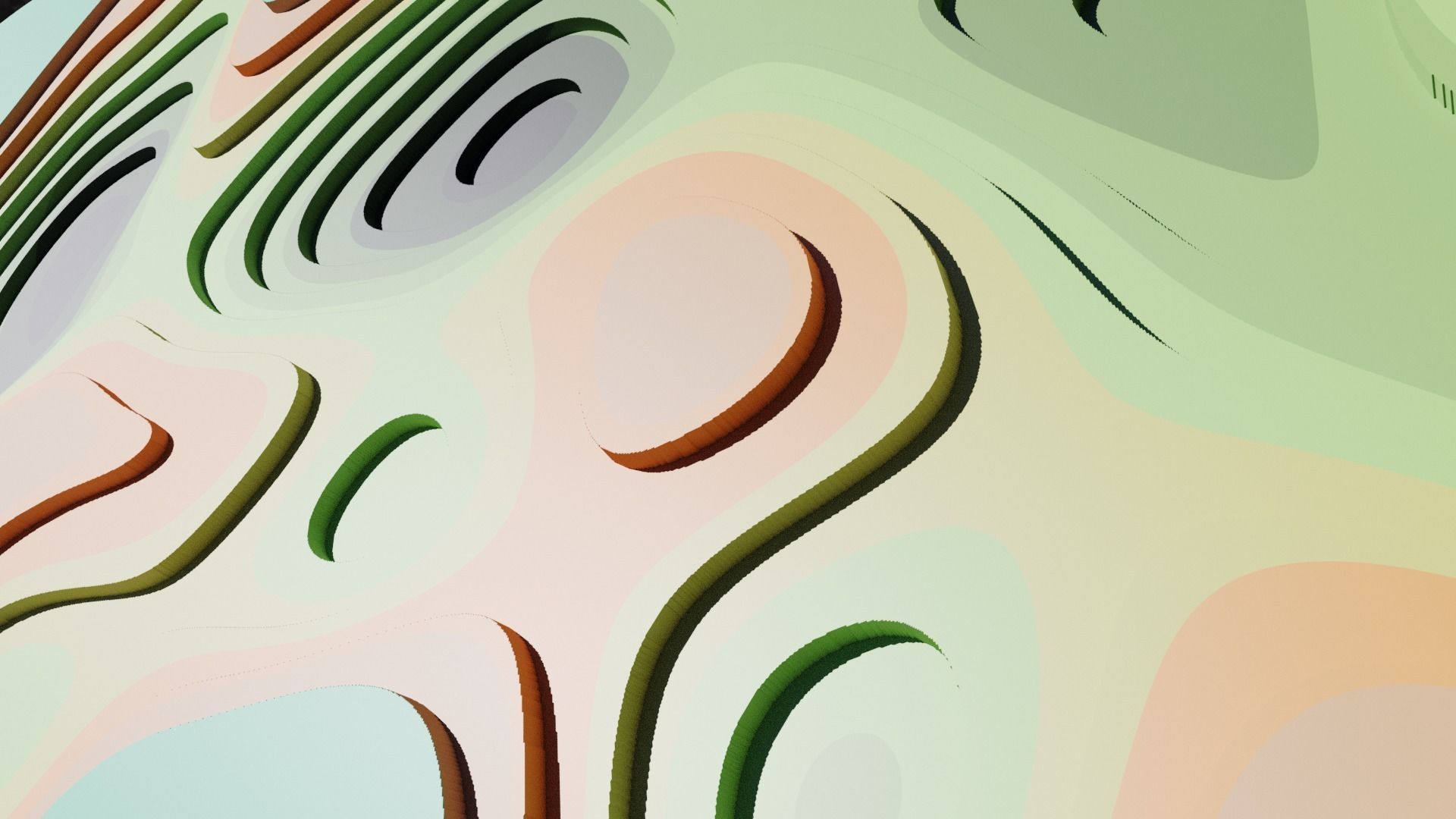 Terrace farming landscape 3D model | CGTrader