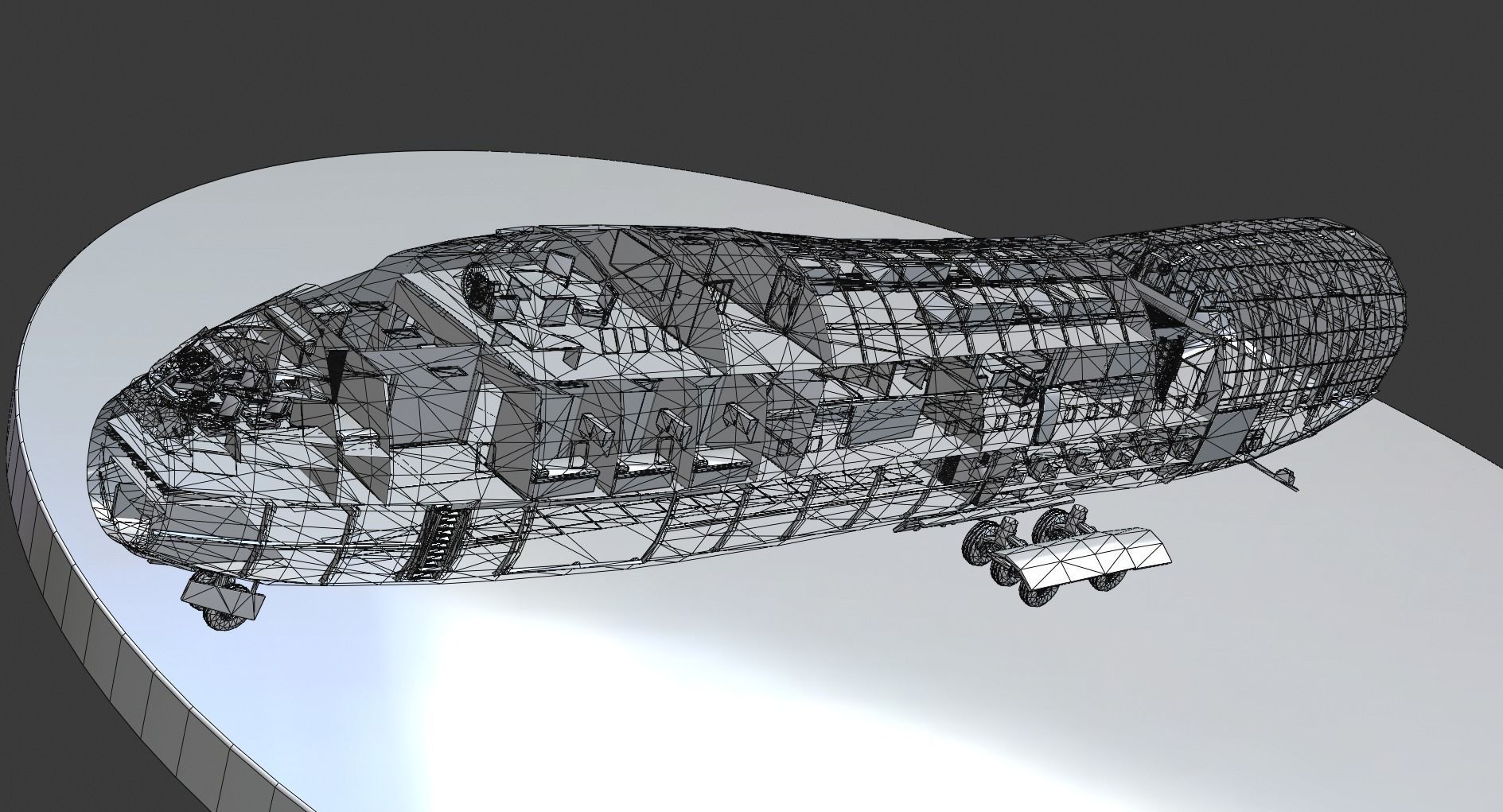 3D model AOS - The Bus - C17 Globemaster VR / AR / low-poly | CGTrader