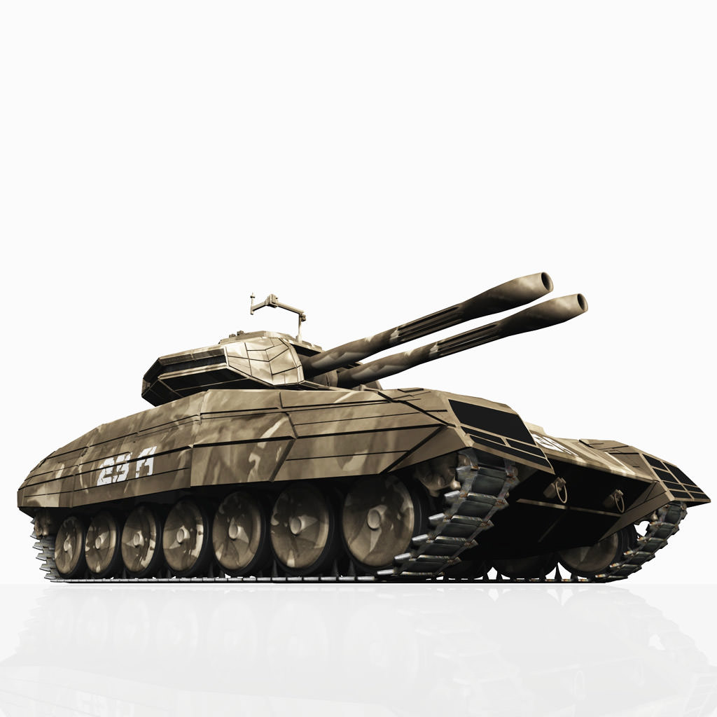 CDF Plasma Battle Tank 3D model | CGTrader