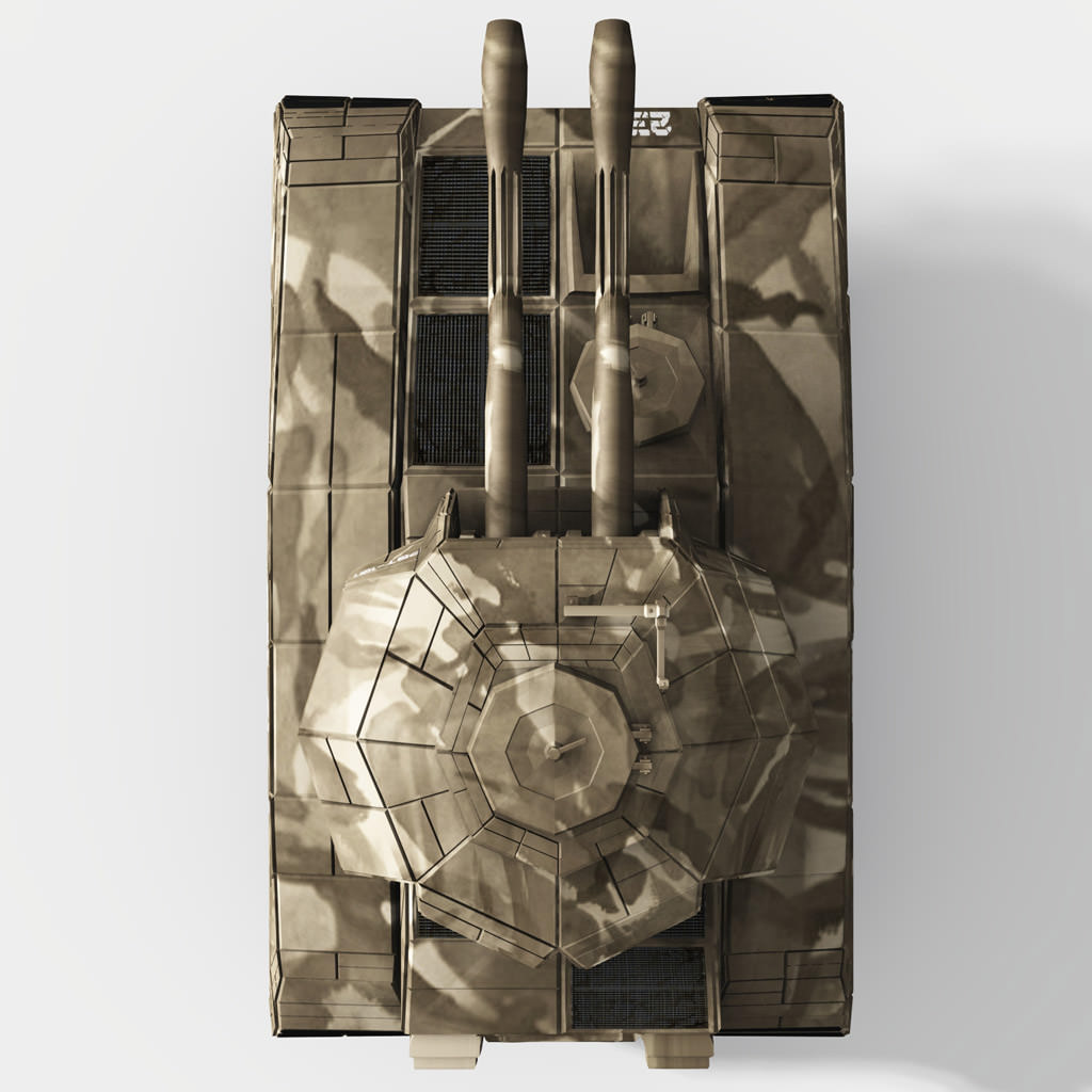 CDF Plasma Battle Tank 3D model | CGTrader