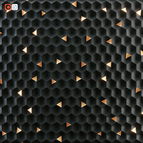 Honeycomb panel 3D model | CGTrader
