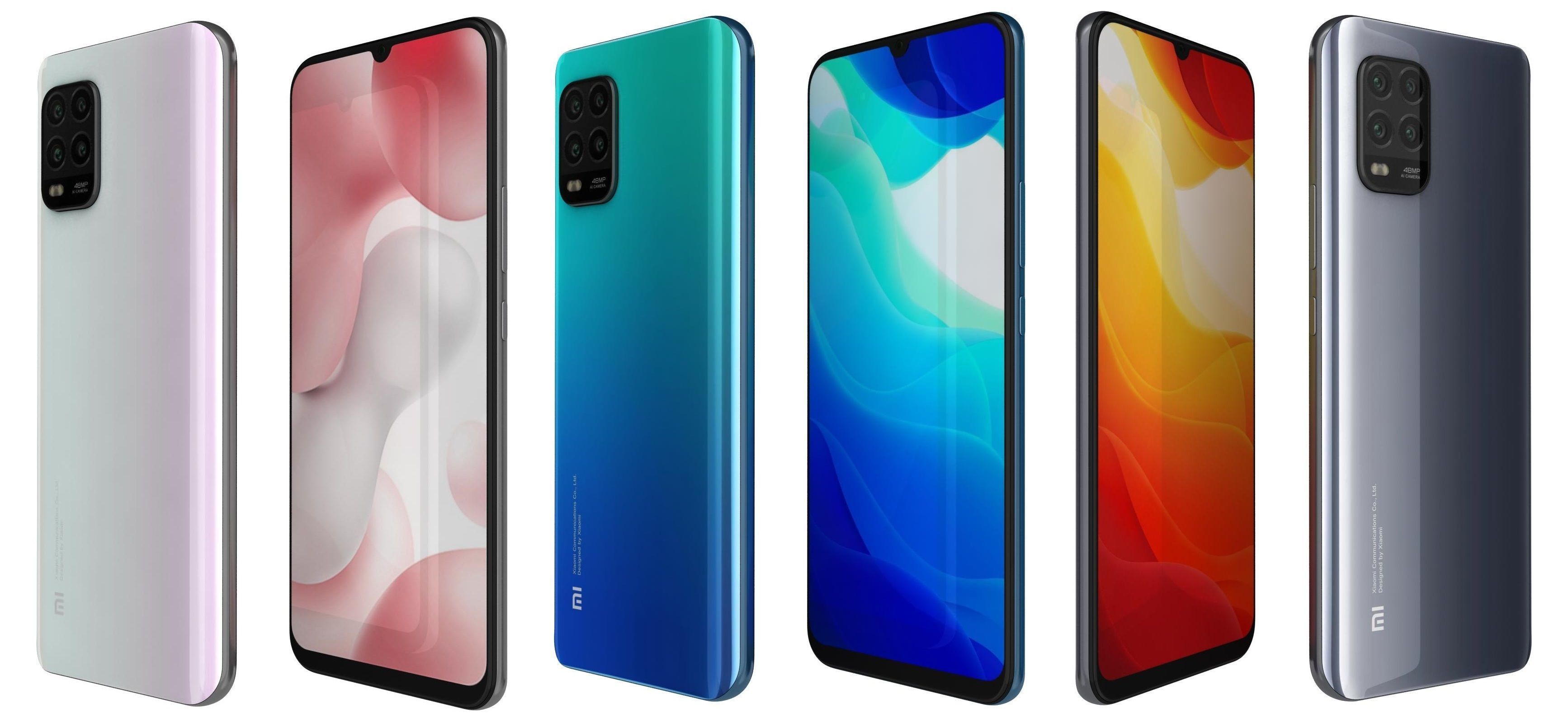 Xiaomi Mi 10 Lite All Colors 3D model | CGTrader