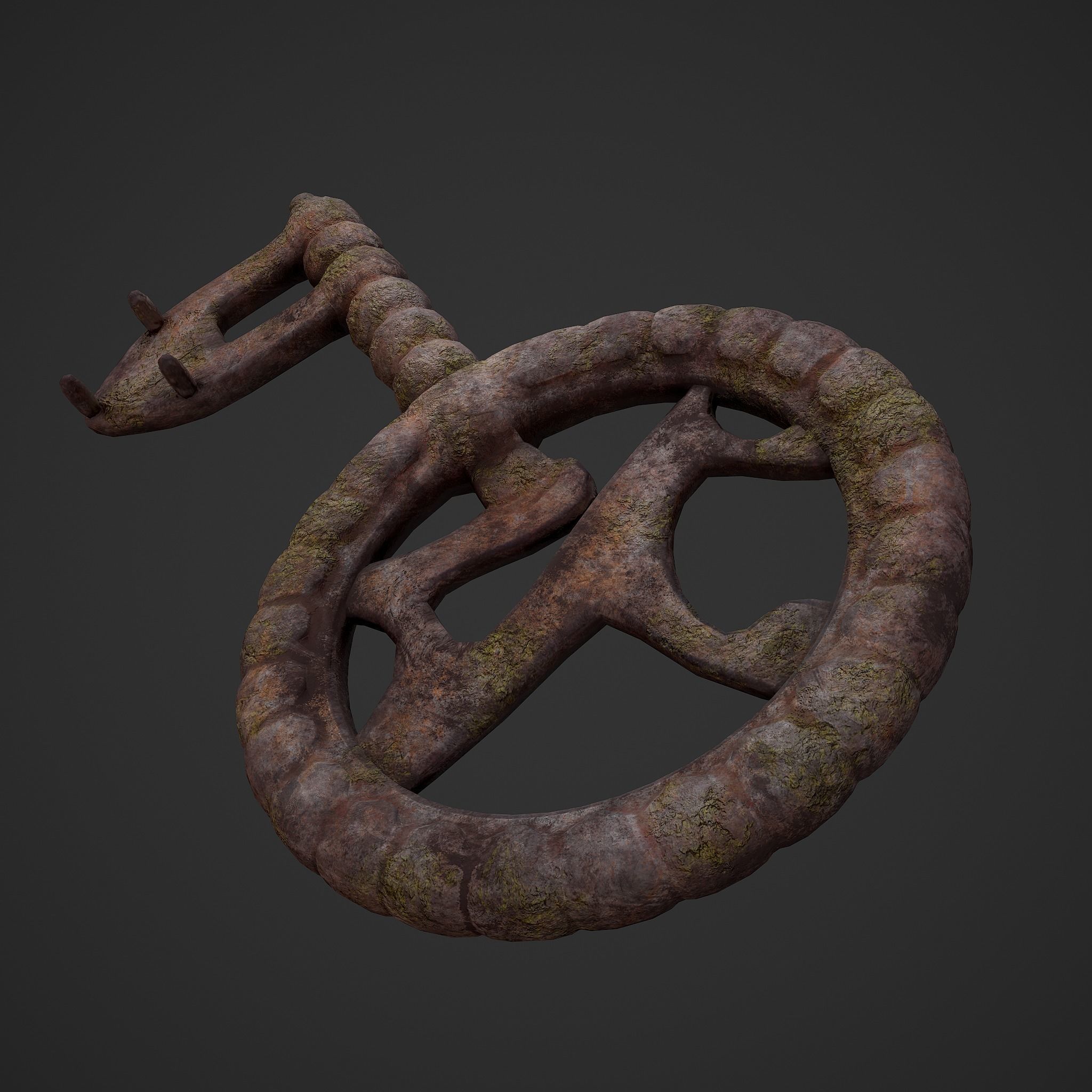 Ancient Medieval Key 3D model | CGTrader