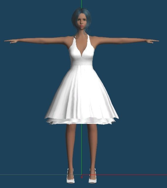 Unity Humanoid Model Female 026 free 3D model animated rigged | CGTrader