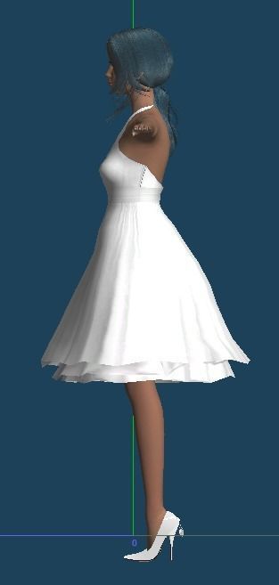 Unity Humanoid Model Female 026 free 3D model animated rigged | CGTrader