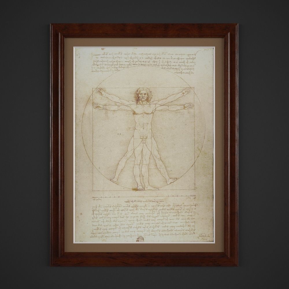 3D model The collection of paintings in the classic style Leonardo VR ...