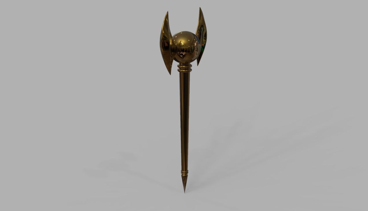 Yu Gi Oh - millennium ROD 3D print model 3D model 3D printable | CGTrader