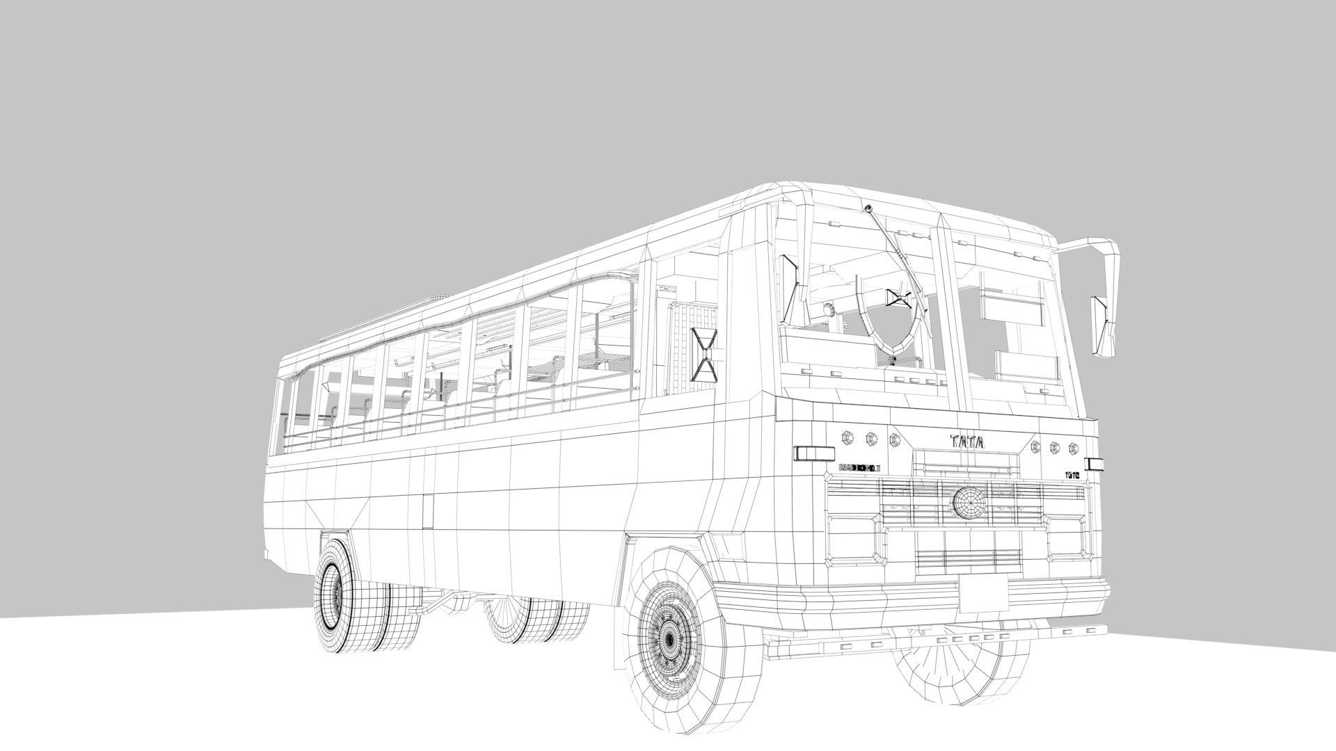 3D model TATA 1510 VR / AR / low-poly | CGTrader