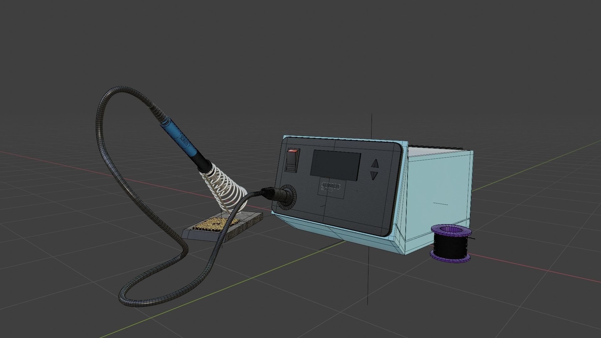 Soldering Station free 3D model | CGTrader