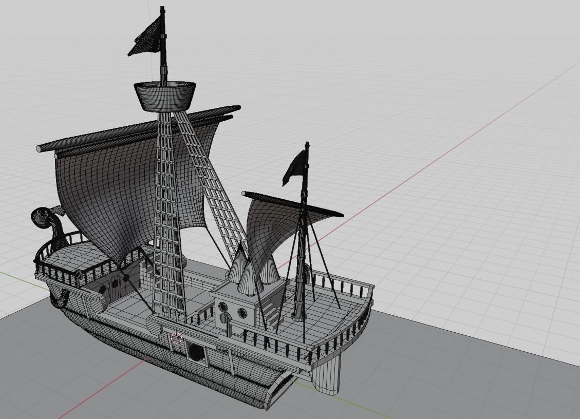 Going Merry - One Piece 3D model | CGTrader