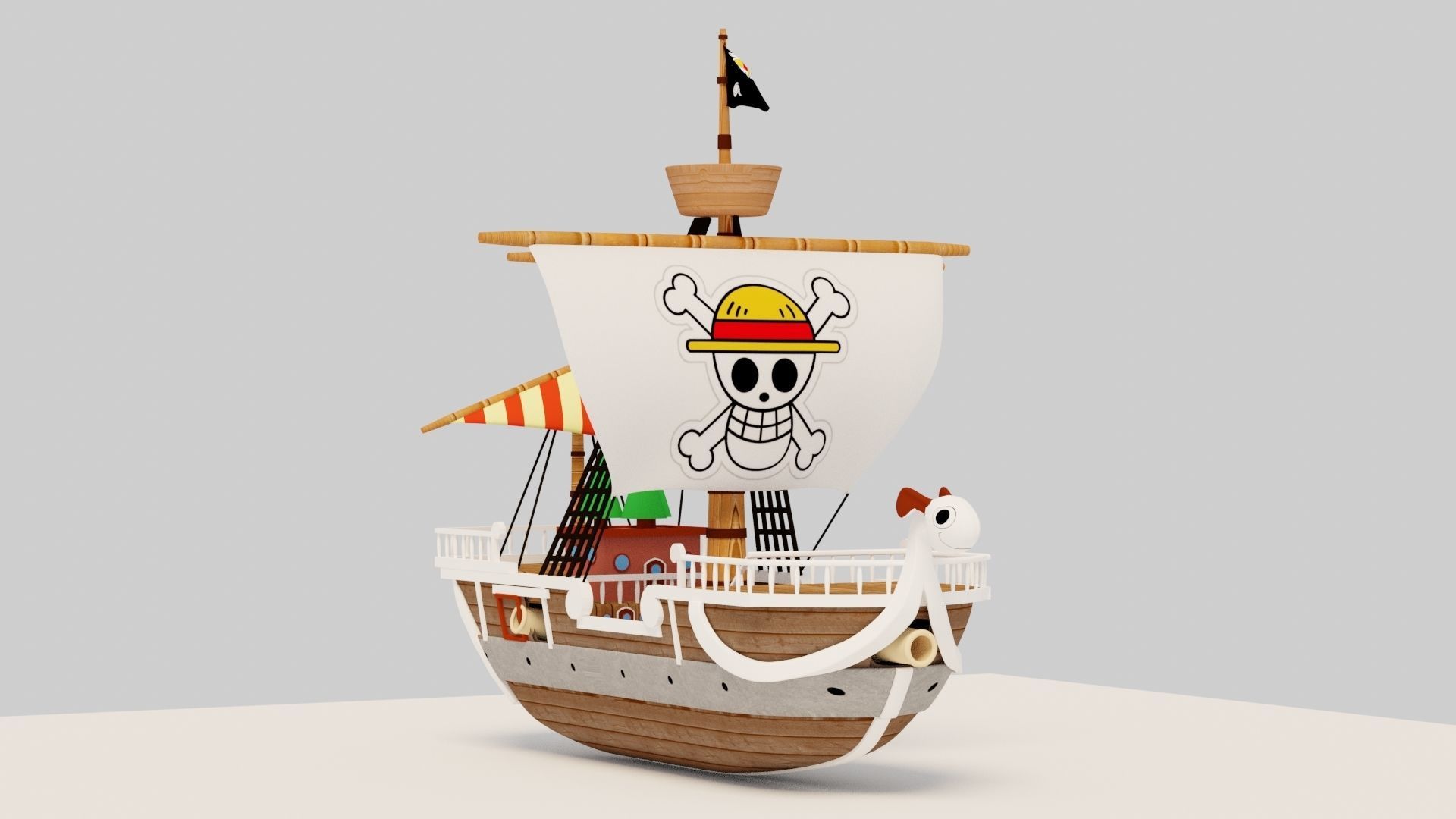 Going Merry - One Piece 3D model | CGTrader