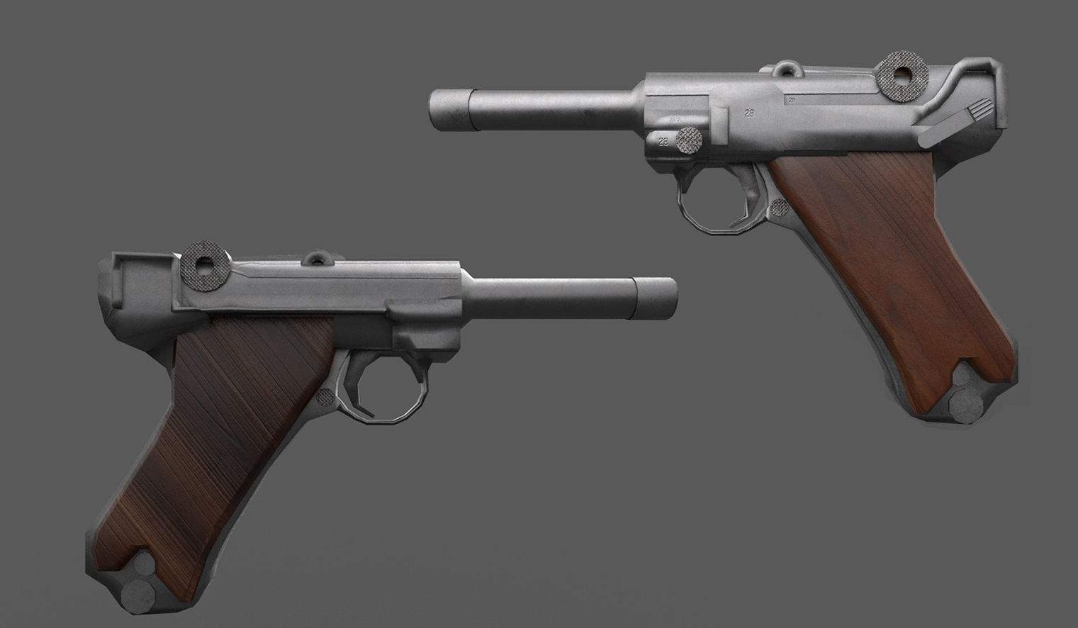 3D model German World War 2 Weapon Pack VR / AR / low-poly | CGTrader