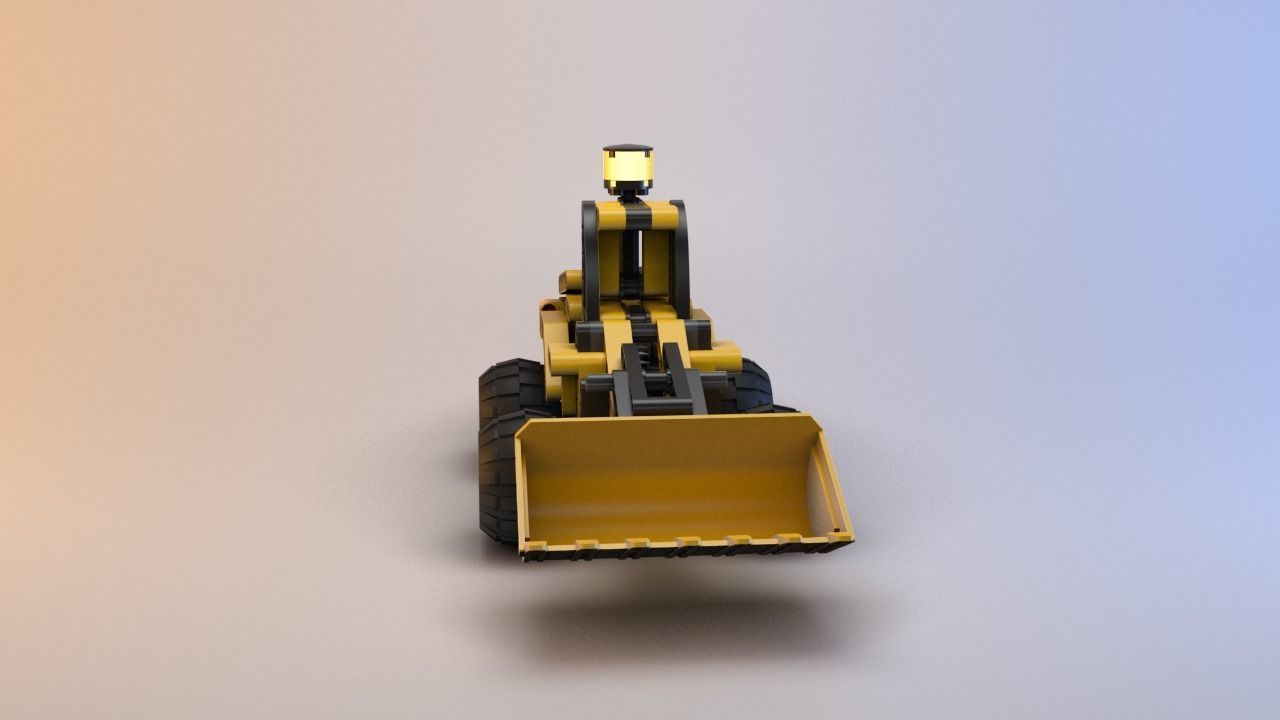 3D model Lego Technic - Front End Loader - 8453 VR / AR / low-poly ...