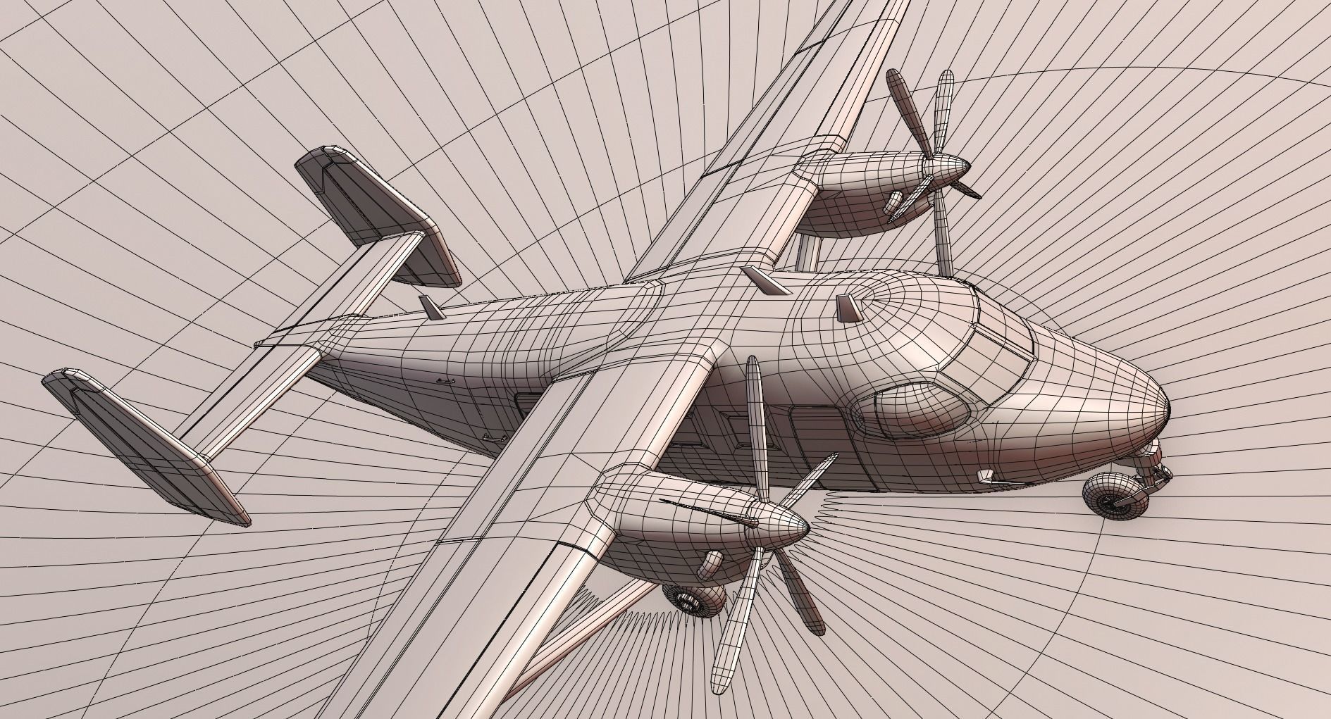 3D model PZL M28 Bryza -Skytruck VR / AR / low-poly | CGTrader