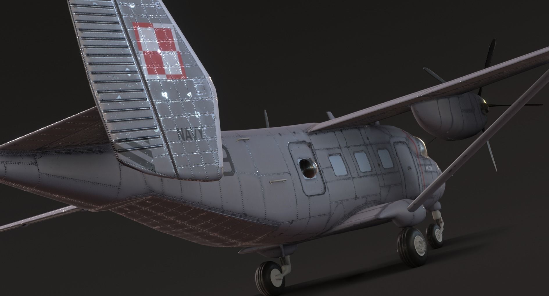 3D model PZL M28 Bryza -Skytruck VR / AR / low-poly | CGTrader